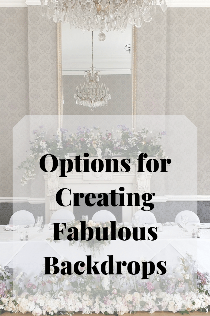 7 Amazing Wedding Backdrops